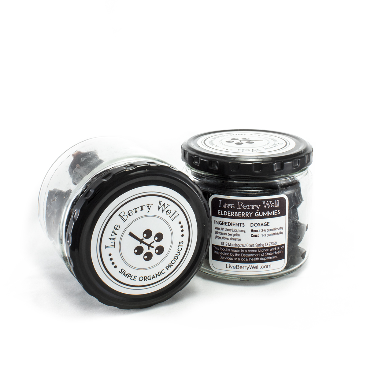 Elderberry Gummies - 35 Count | Live Berry Well