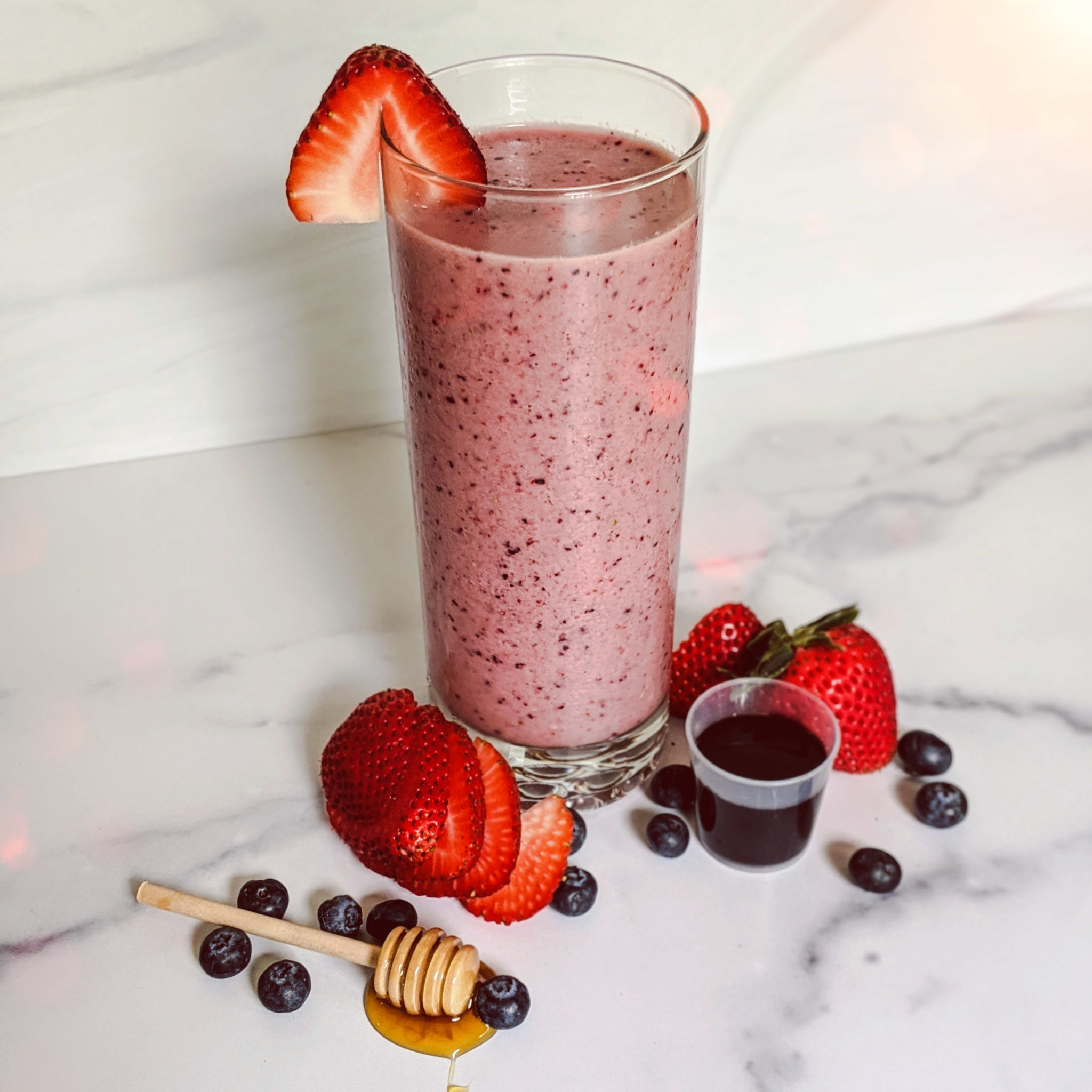 Immune Boosting Triple Berry Smoothie | Live Berry Well